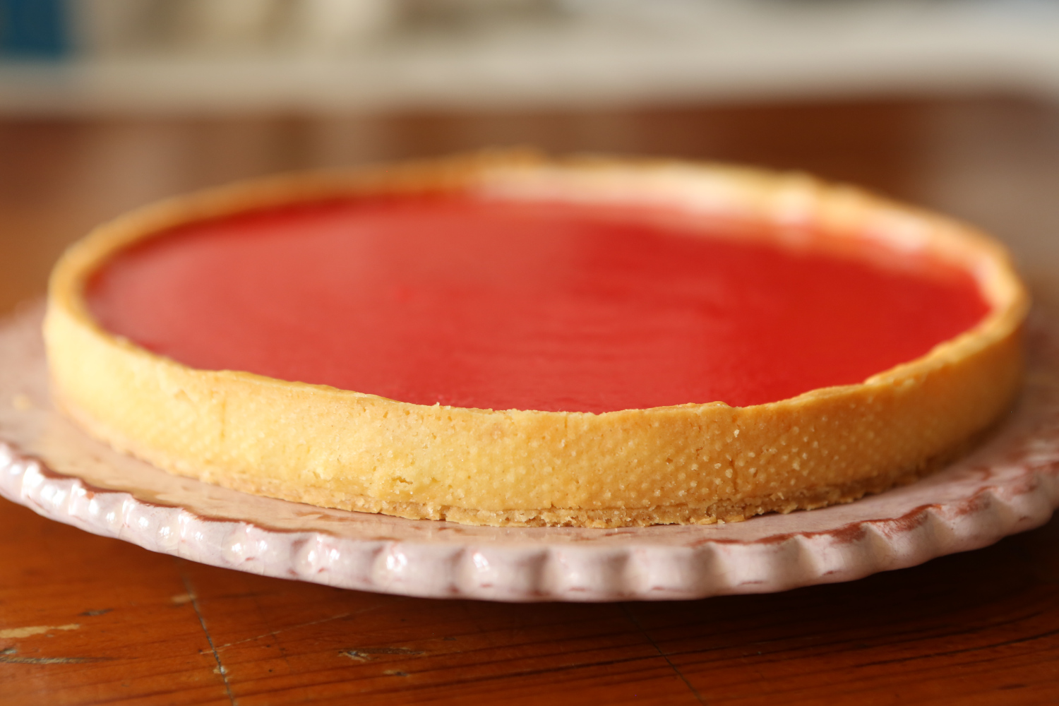 Tarte aux Pralines Roses d'Alain Chapel - Les Assiettes à Dessert