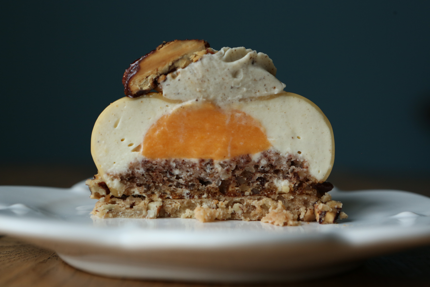 Entremet Patate Douce Noix de Pécan - Les Assiettes à Dessert